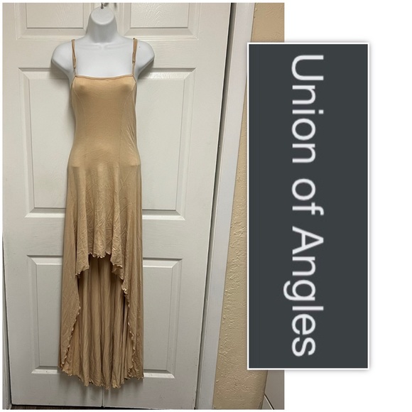 Union Of Angels | Dresses | Union Of Angles Nude Maxi Dress | Poshmark